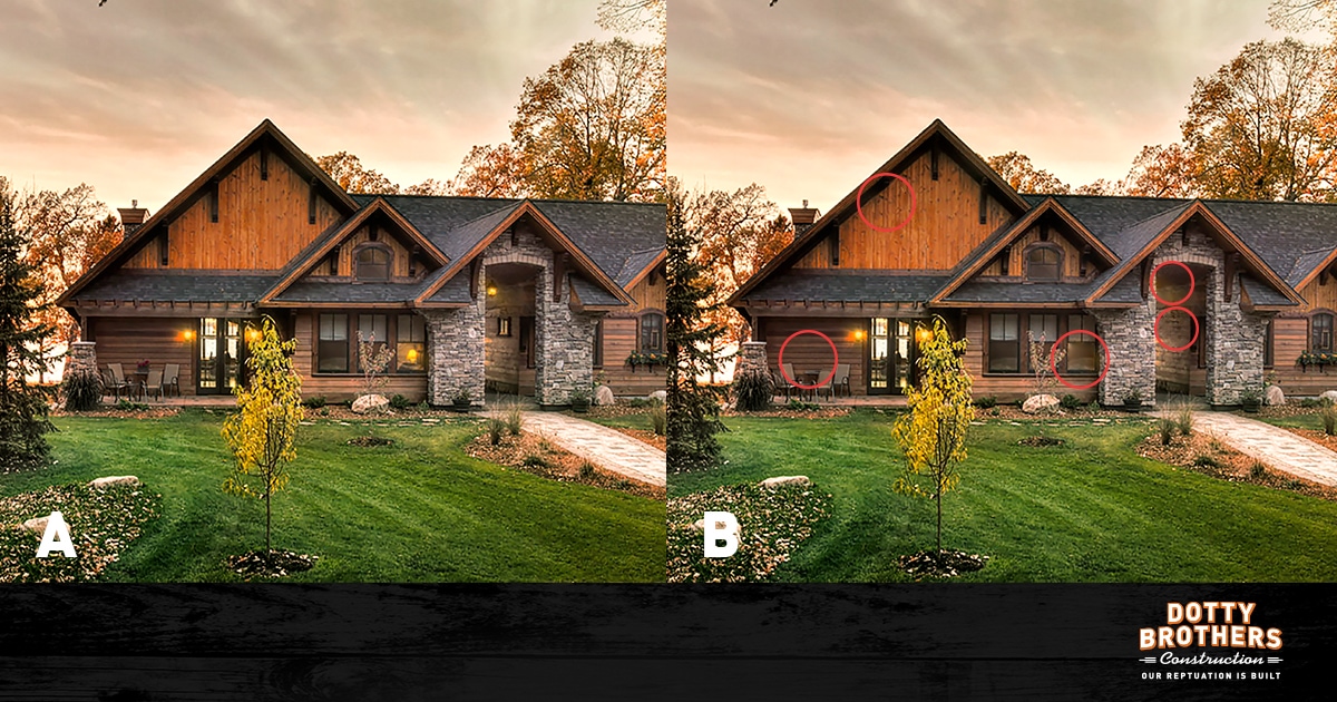 Can You Spot The Differences? - Dotty Brothers Construction